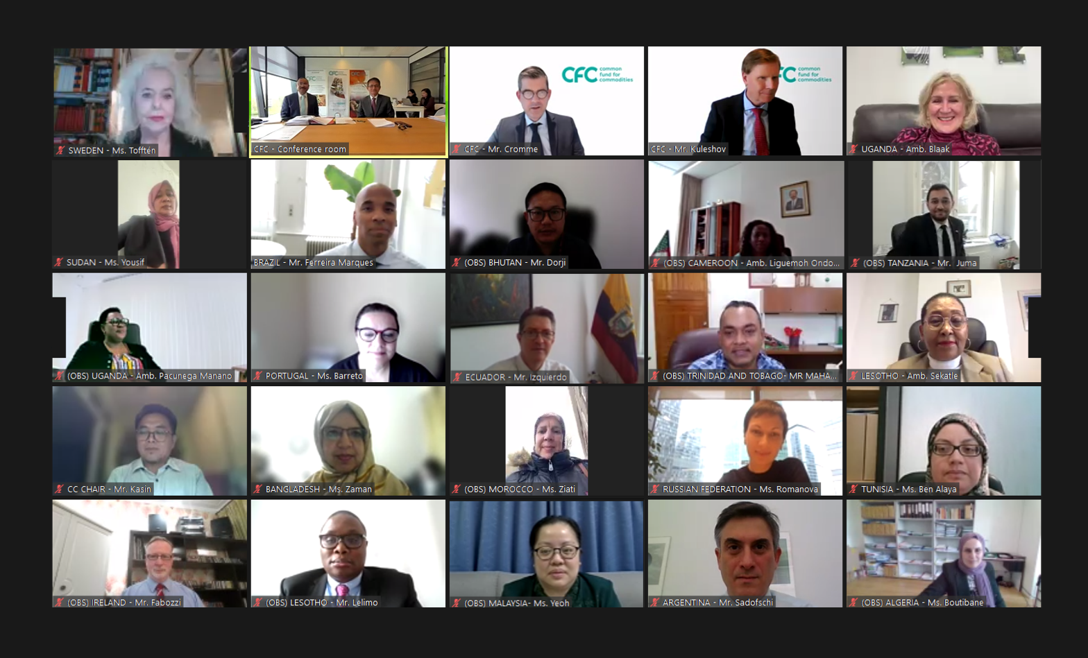 Home Page | Common Fund for Commodities