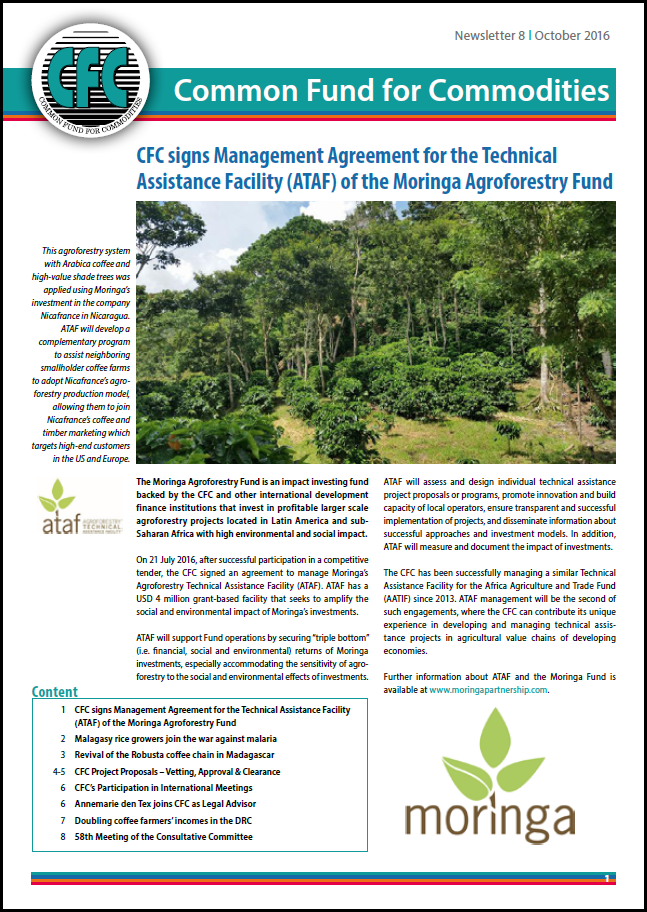 Newsletters | Common Fund for Commodities